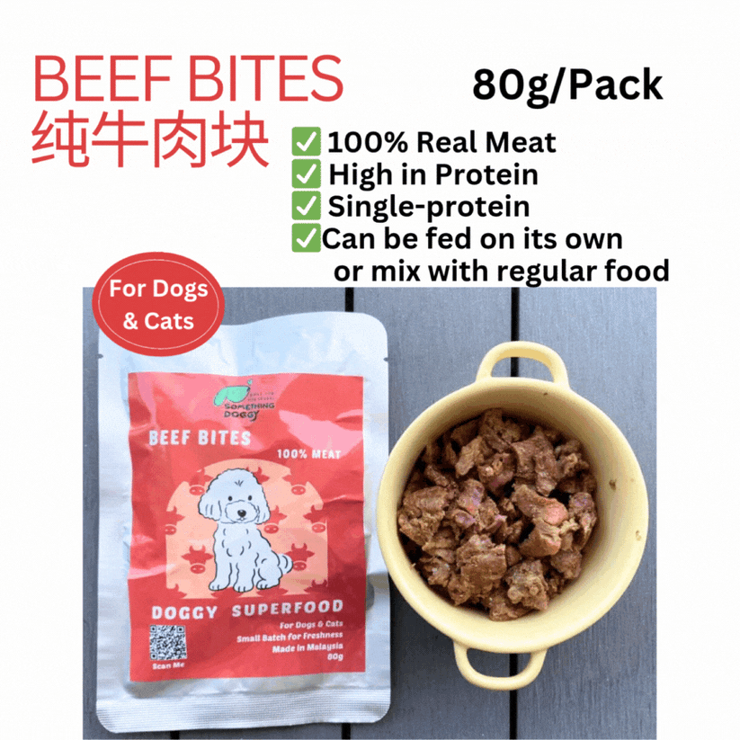 Beef Bites (80g) – Something Doggy